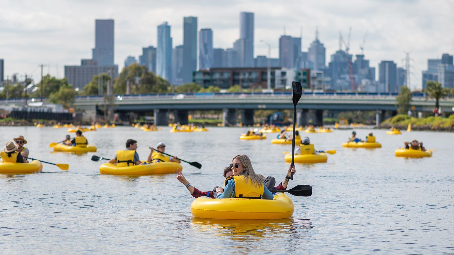 Inflatable Regatta - Melbourne CBD | Melbourne Water