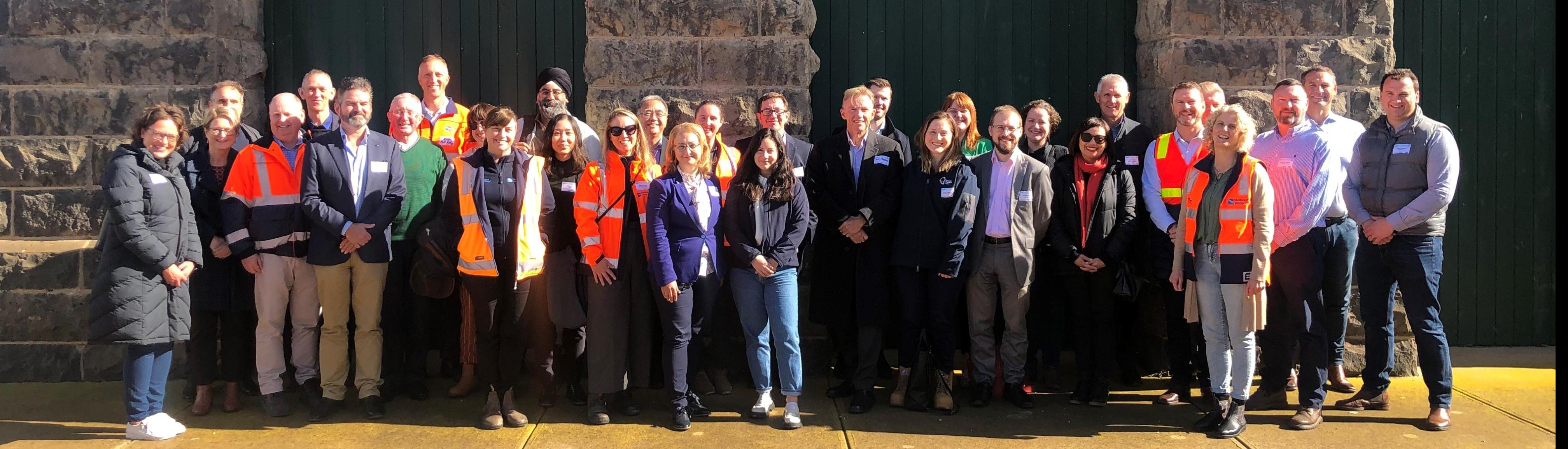 Melbourne Water staff and Victorian Government representatives, embassy ...